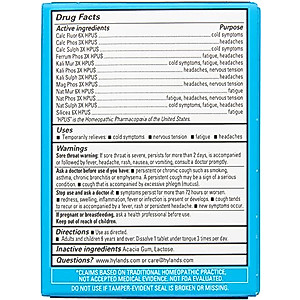 Hyland's Bioplasma Cell Salts Tablets (2 Pack) Naturals, Natural Combination of All 12 Cell Salts (100 Count) 2 Pack