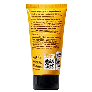 Dare 2B Bald Moisturizing Scalp Lotion | Bald Head Care Regime | Condition, Protect, and Treat the Scalp Against Flaking | Bald Head Moisturizer for Men- 4.75 OZ