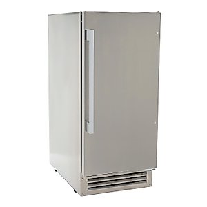 DUURA Elite Outdoor Built-in Ice Maker in Stainless Steel | Large Clear Ice Cubes, 25 lbs. Freezer Storage, Under Counter or Cabinet | Ice Machines, Commercial, for Home Kitchen