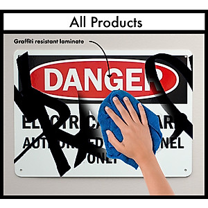 SmartSign "Danger - Pesticide Storage Area, Unauthorized Persons Keep Out" Sign | 10" x 14" Plastic