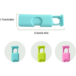 8pcs Bread Bag Seal Clip Squeeze and Lock Bread Bag Clips for Food Storage, Fresh-Keeping Sealing Clip Reusable Easy Squeeze & Lock for Snack Food Bread Bag, Plastic Bag Clip Strong Moistures-Proof