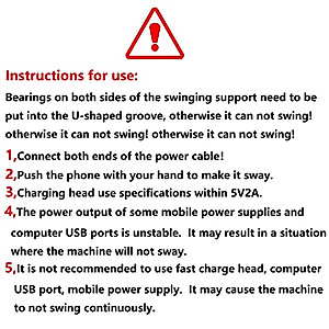 Phone Swing Step Counter Pedometer Compatible with Pokemon Go Poke Ball Plus Cellphone Accessories with USB Cable High Silent Version for Walking (Support 2 Phones Under 7.2 Inch), Pink