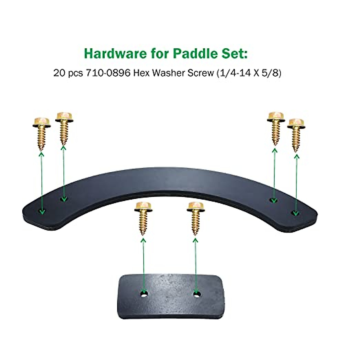 POSFLAG 753-04472 Auger Kit with 731-1033 Scraper Plate F6RTC Spark Plug Replaces MTD 735-04033, 735-04032, 731-0778, 731-0812 for Troy-Bilt Squall 210, 521, 721, 2100, 5521 21" Snow Throwers