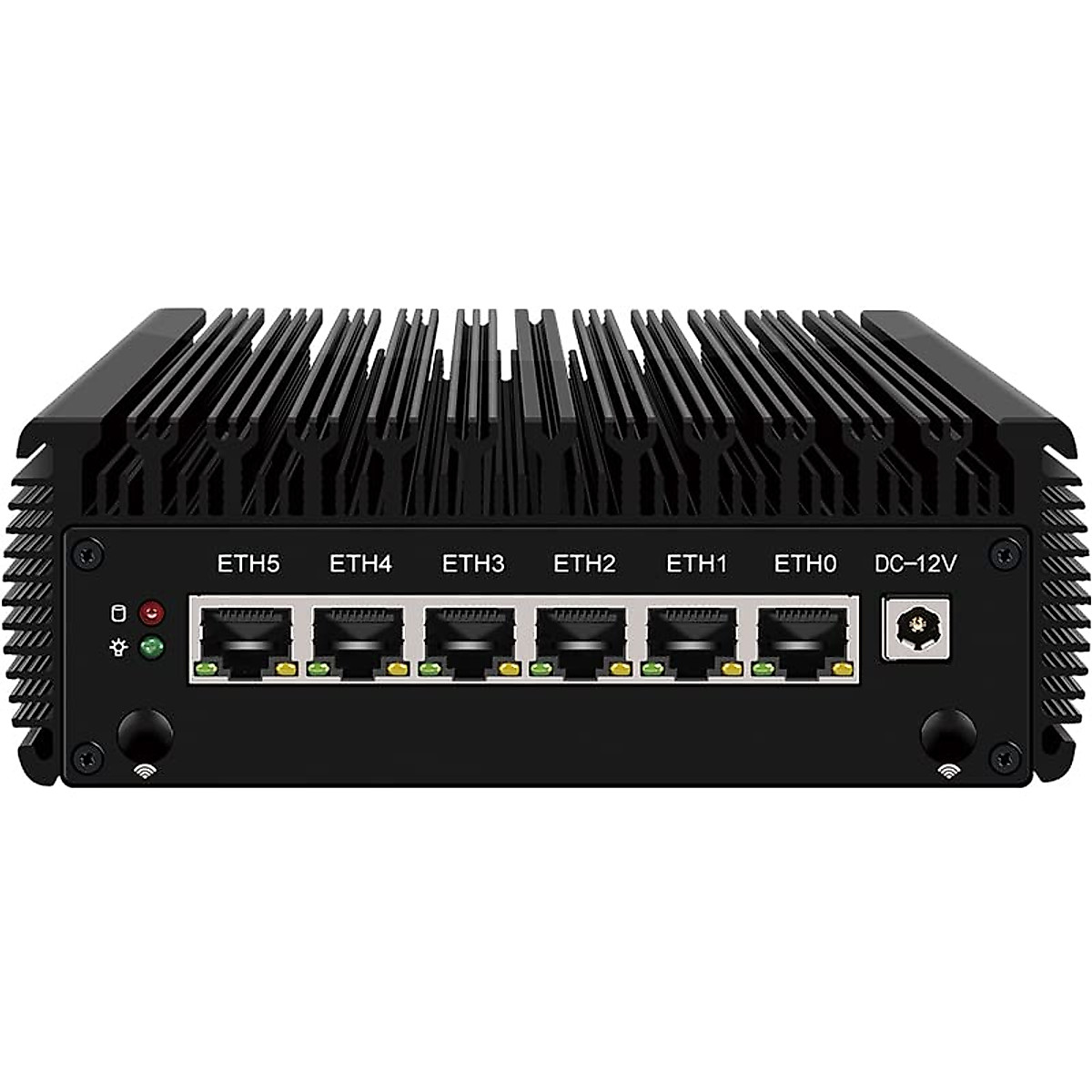 CWWK J6412 six Network Ports i226 2.5G Soft Routing Mini Host 12th Generation Low-Power fanlessIndustrial Personal Computer (No RAM No SSD)