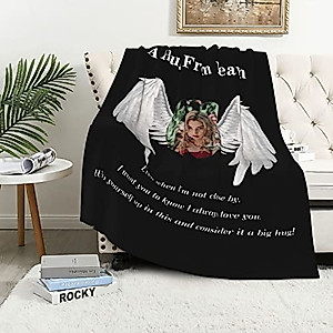 Purefly Personalized Memorial Blanket with Pictures in Loving Memory Custom Photo Blanket for Loss of Dad Mom Grandma Grandpa Son Daughter, Sympathy Gift, Remembrance Gift, Memory Gifts (Style1)