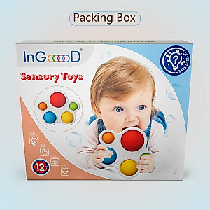 Baby Sensory Gifts for Babies and Toddlers, Early Educational Fidget Toy for Ages 6 Months and Up