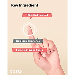 COSRX Master Patch Basic, Overnight Acne Patch Hydrocolloid, Blemish Spot Sticker for Face, Strong adhesion & Thicker Spot Cover, 1 Sizes (36 Count)