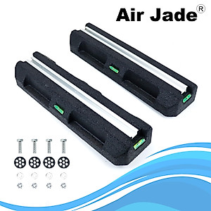 Air Jade Floor Mounting Base Kit for Ductless Mini Split Air Conditioner Condensers, Rubber Anti-Vibration Isolator Mount, Support Up to 1100 lbs, 9,000-36,000 BTU