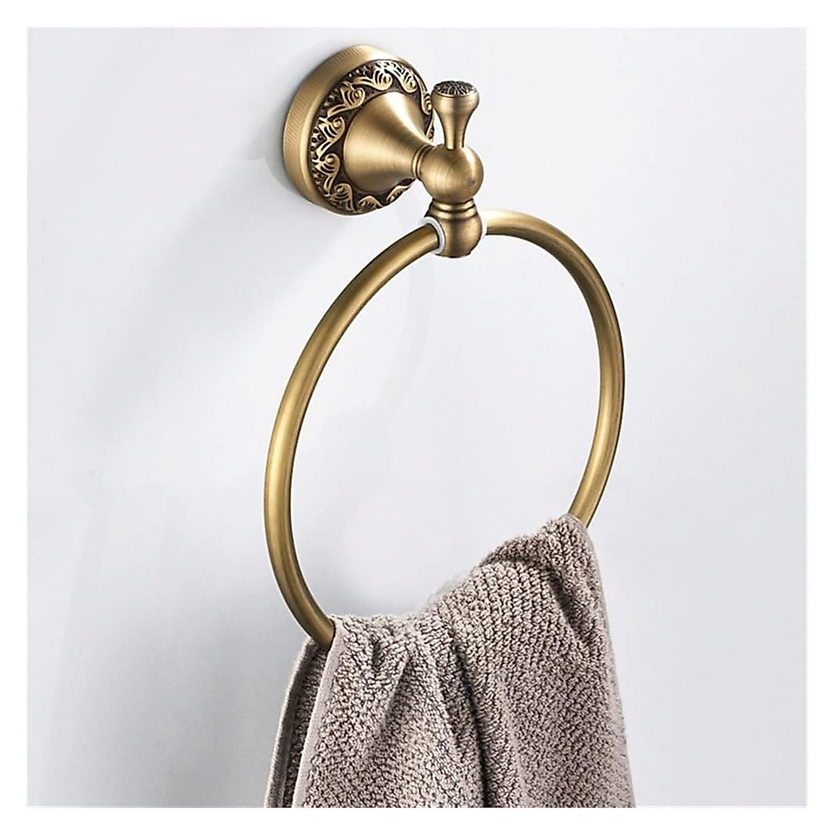 Towel Racks Bath Towel Holder,Hand Towel,European Antique Brass Towel,Retro Towel Rack,Hardware,Wall Mounted Hanging Rack for Toilet Kitchen