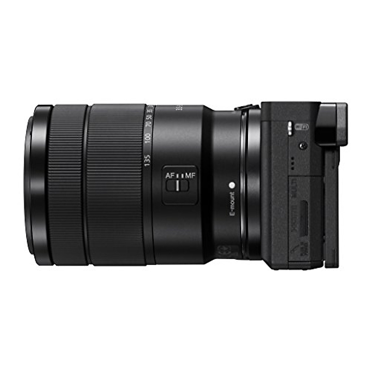 Sony Alpha a6300 ILCE6300M/B 24.2 MP Mirrorless Digital Camera with F3.5-5.6 OSS Zoom Lens, E 18-135mm, Black