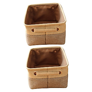 Cabilock 2pcs storage containers storage crate storage bins for clothes containers for clothes stitching