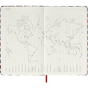 Moleskine Limited Edition 2023 Weekly Notebook Planner Missoni, 12M, Large, Zig Zag Textile, Hard Cover (5 x 8.25)