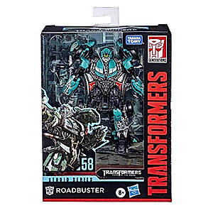 Transformers Toys Studio Series 58 Deluxe Class Dark of The Moon Movie Roadbuster Action Figure – Adults and Kids Ages 8 and Up, 4.5-inch