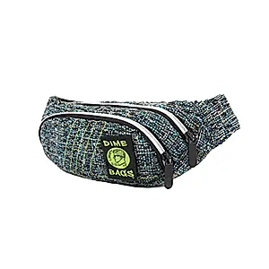 Dime Bags Fanny Pack | Hemp Waist Bag with Spacious Storage and Adjustable Strap (Glass)