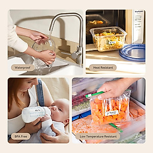 NIIMBOT D11White Label Maker Tape Adapted Label Print Paper 12*40 Standard Laminated Office Labeling Tape Replacement Pure Color (White, Medium)