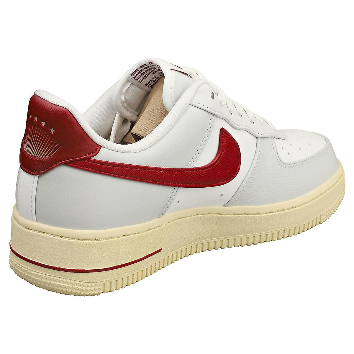 Nike Womens WMNS Air Force 1 '07 SE Photon Dust/Team Red Sz9.5
