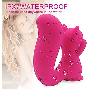 Squirrel Sucking Vibrator Adult Toy for Couples Sexual Pleasure, Clitoral Suction Cup Vibrating Dildo Sex Toy Vibrator for Women, Rechargeable Silent Vibrator with 10 Sucking and Thrusting Modes