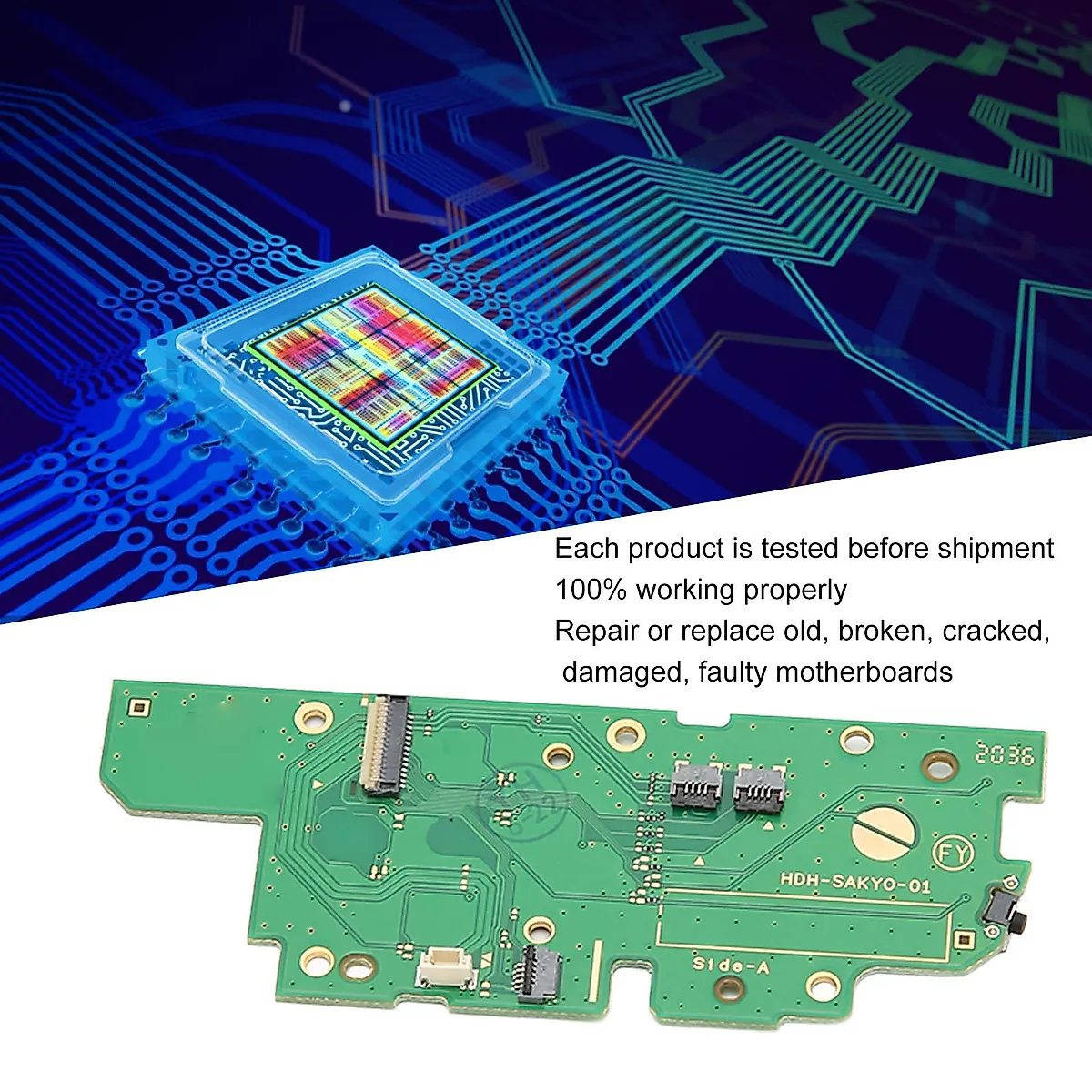 Cuifati Left L Side Motherboard, Game Console Left L Side Motherboard L Board for Switch LITE Left Handle