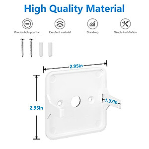 OkeMeeo Adhesive Mount for Lutron Caseta Smart Hub L-BDG2-WH and Lutron Caseta L-BDGPRO2-WH - SmartBridge Pro