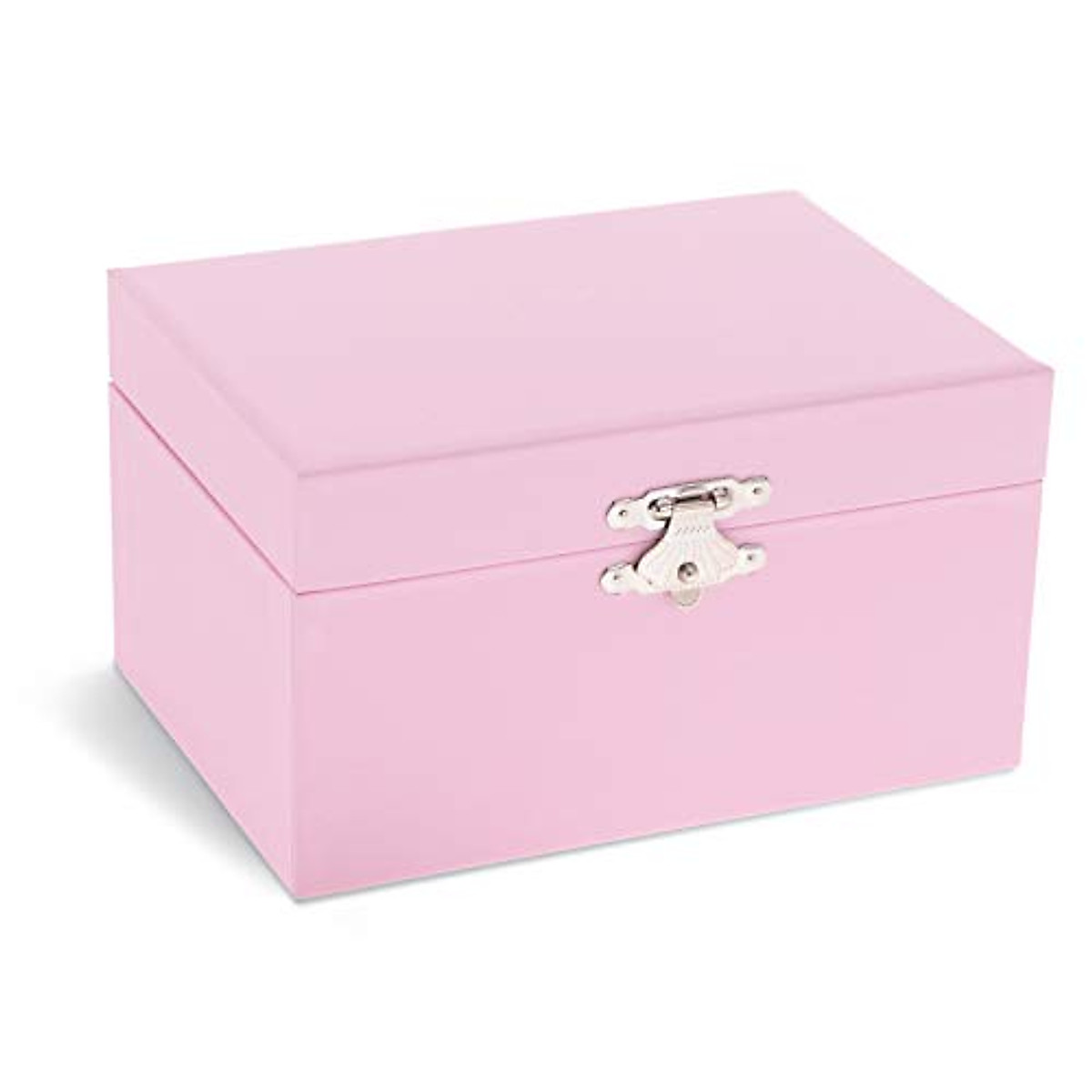 Jewelkeeper Personalize-Your-Own Pink Girl's Musical Ballerina Jewelry Box, You are My Sunshine Tune
