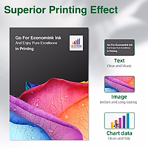 64XL Ink Cartridge Black Color Replacement for HP Ink 64 XL for Envy Photo 7858 7855 7155 6252 7120 7158 7164 Tango X Printer(1 Black, 1 Tri-Color)