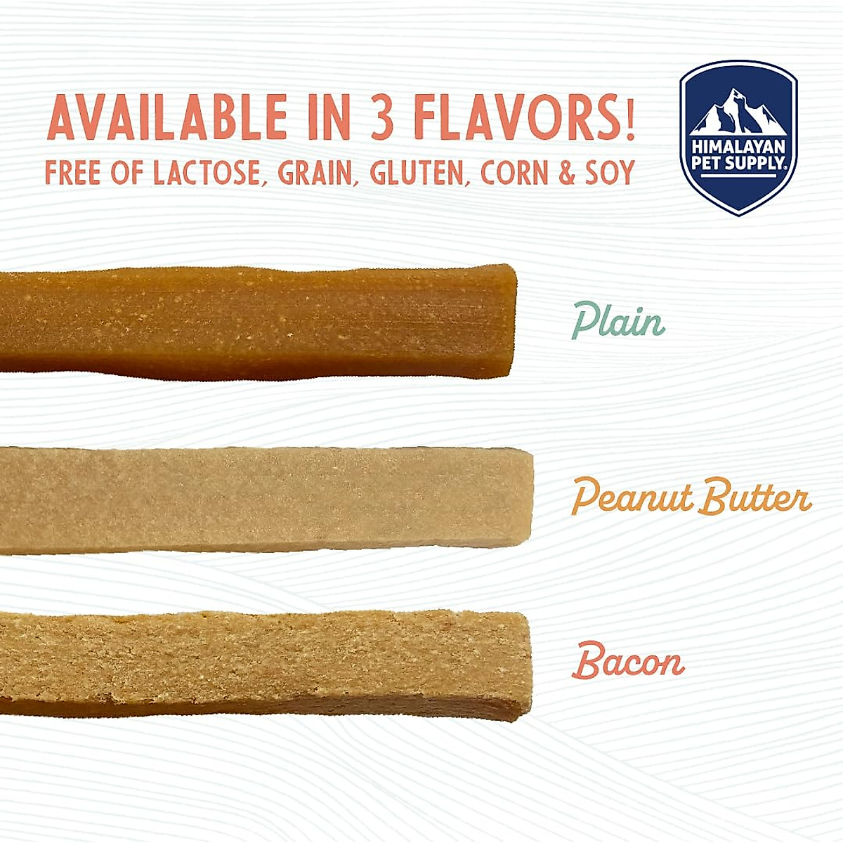 Yogurt Sticks, Prebiotic & Probiotics,Protein Rich - Lactose Free - Gluten Free - Corn Free - Grain Free ,USA Made for All Breeds ,5 pieces of Droolicious Yogurt Sticks ,Bacon Flavor