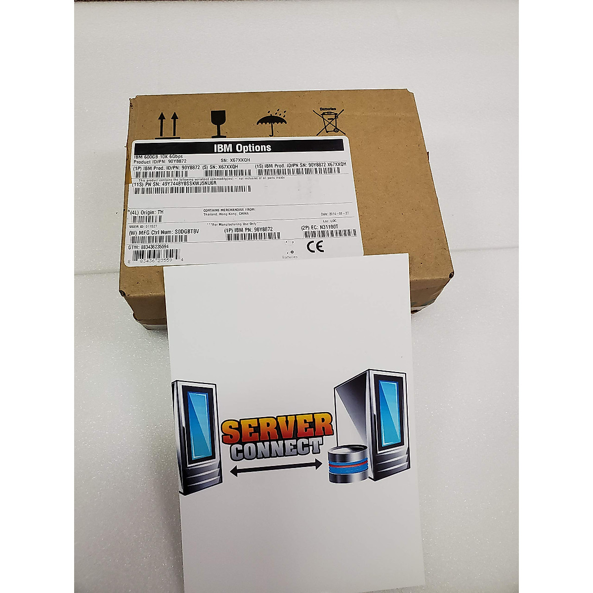 IBM 90Y8873 Hd Ibm 600gb 2.5in Sas 10k 6gb Int New Brown Box Lenovo Spare Part