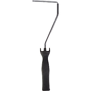 WOOSTER BRUSH R012-4 Mini-Koter Roller Frame, 12 in L, 4 in, Plastic Threaded Grip Handle, Blue, Galvanized, 4 Inch, Bule