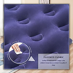 RAPTAVIS Single Size Air Mattress Inflatable Bed, Blow Up Mattress Camping Sleeping Pad