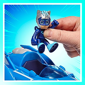 PJ Masks Power Heroes Cat Racer, PJ Masks Toy Car with Lights and Sounds, Preschool Toys for Boys and Girls 3 Years and Up