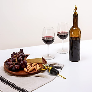 Blavvennt 2 Pack Pour Spouts Weighted Stainless Steel Liquor Bottle Pourers Liquor Pour Spout, Bottle Pourers for Alcohol, Liquor, Oil, Wine, Vinegar Bottles