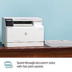 HP Color LaserJet Pro M182nw Wireless All-in-One Laser Printer, Remote Mobile Print, Scan & Copy (7KW55A) (Renewed)