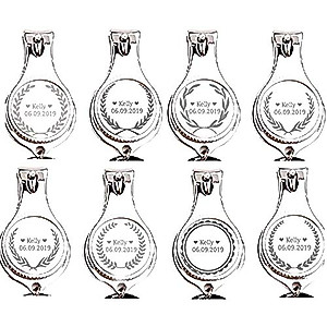 25pcs Personalized Nail Clip Keychain Bottle Openers Wedding Favors Nail Cutter With Bottle Opener Party Favors Halloween Christmas Gift (25Pcs+ Bag)