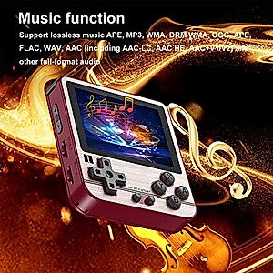 RG280V Handheld Retro Game Console with 15000 Games, 16+64GB 2.8 Inch Portable Mini Arcade Video Gaming Console for Kids Adults, Handheld Emulator Console Support Music & Video