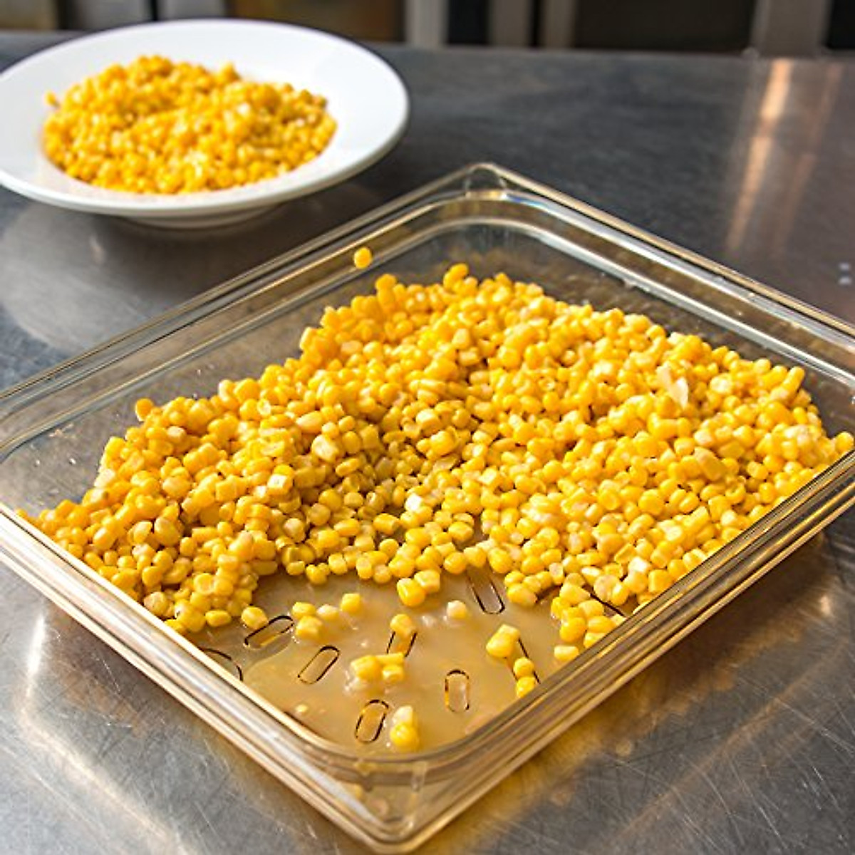 Carlisle FoodService Products 1043513 StorPlus High Heat Drain Shelf, Half Size, Amber