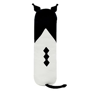 Pzwrsae Long Cat Pillow,Soft Long Cat Plush 22 Inches, Can be Used as a Pillow, Cushion, Lumbar Pillow and Decorative Items of Cat Body Pillow (Black Purple cat)