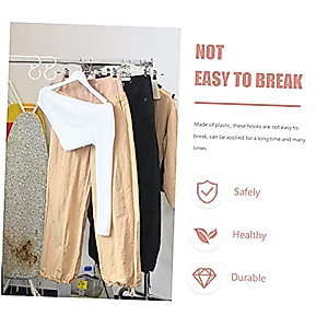 NOLITOY 40pcs No Towel Clothes Type Bags Sundries Free Headband Cups S-Shaped Hanging Jewelry S Organizer Hanger Shirt Anti-Drop Office for Plastic Hooks Metal Kitchen Punching Heavy Duty