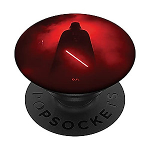Star Wars Darth Vader Red Lightsaber Shadow PopSockets Standard PopGrip