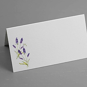 HERB Place Cards (4 Herbs) for Dinner Parties and Events. Table Tent Style, Scored for Easy Folding. Available in Packages of 12, 24, 48 (24) Multi