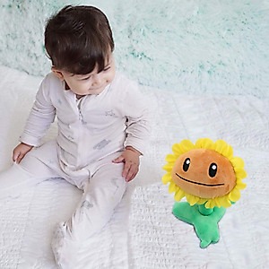 Maikerry 1 PC Plants Plush Toy PVZ Stuffed Figure Doll Sunflower Plush New for Children, Great Gifts for Kids and Fans
