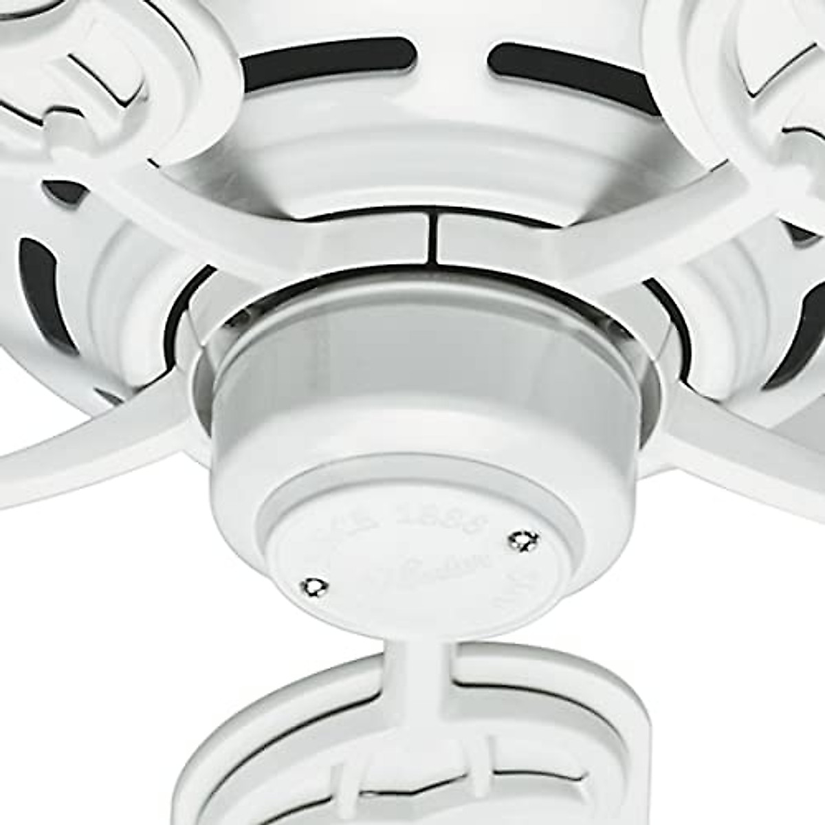 Hunter Fan Company, 53069, 52 inch Low Profile White Low Profile Ceiling Fan and Pull Chain