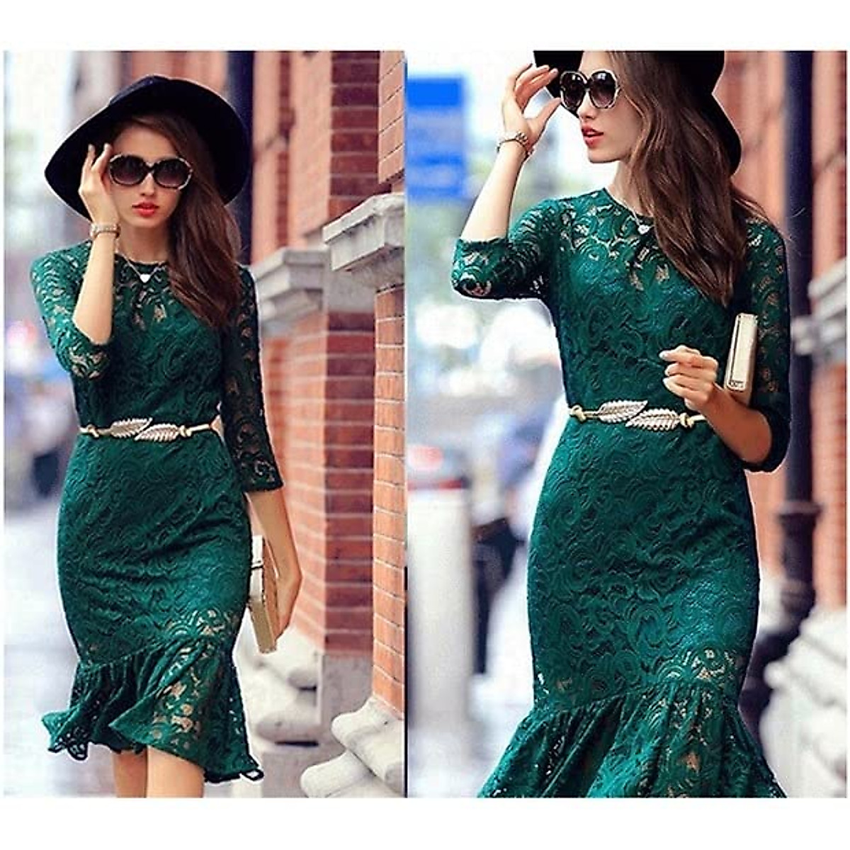 Barry.Wang Rhinestone Belt for Women Western Cowgirl Bling Studded Silver Gold Diamond Belt for Jeans Pants Sash Chains