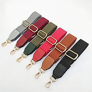 Beacone Wide Purse Strap Adjustable Canvas Replacement Crossbody Handbag Shoulder Bag Strap
