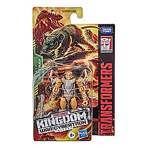 Transformers Toys Generations War for Cybertron: Kingdom Core Class WFC-K2 Rattrap Action Figure - Kids Ages 8 and Up, 3.5-inch