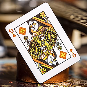 theory11 The Beatles Premium Playing Cards - Orange Deck Officially Licensed Collector's Cards