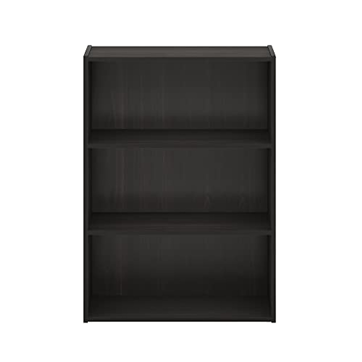 Furinno Pasir 3-Tier Open Shelf Bookcase, Espresso