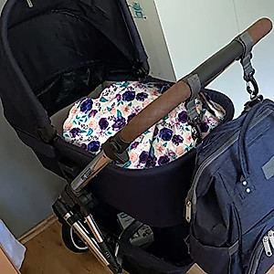 Baby Blanket, Purple Flowers, Nursery Bed Blanket, Infant Blanket, Toddler Blanket, Boy Girl Blanket Soft, Crib Blanket, Newborn Blanket, Minky Dimple Dot Blanket, Snuggle Up Cuddling Blanket