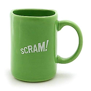 Enesco Our Name is Mud “Oscar The Grouch” Sesame Street Slot Cookie Mug, 1 Count (Pack of 1), Green