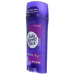 Lady Speed Stick Invisible Dry Shower Fresh Antiperspirant Deordorant, 2.3 oz, Pack of 3