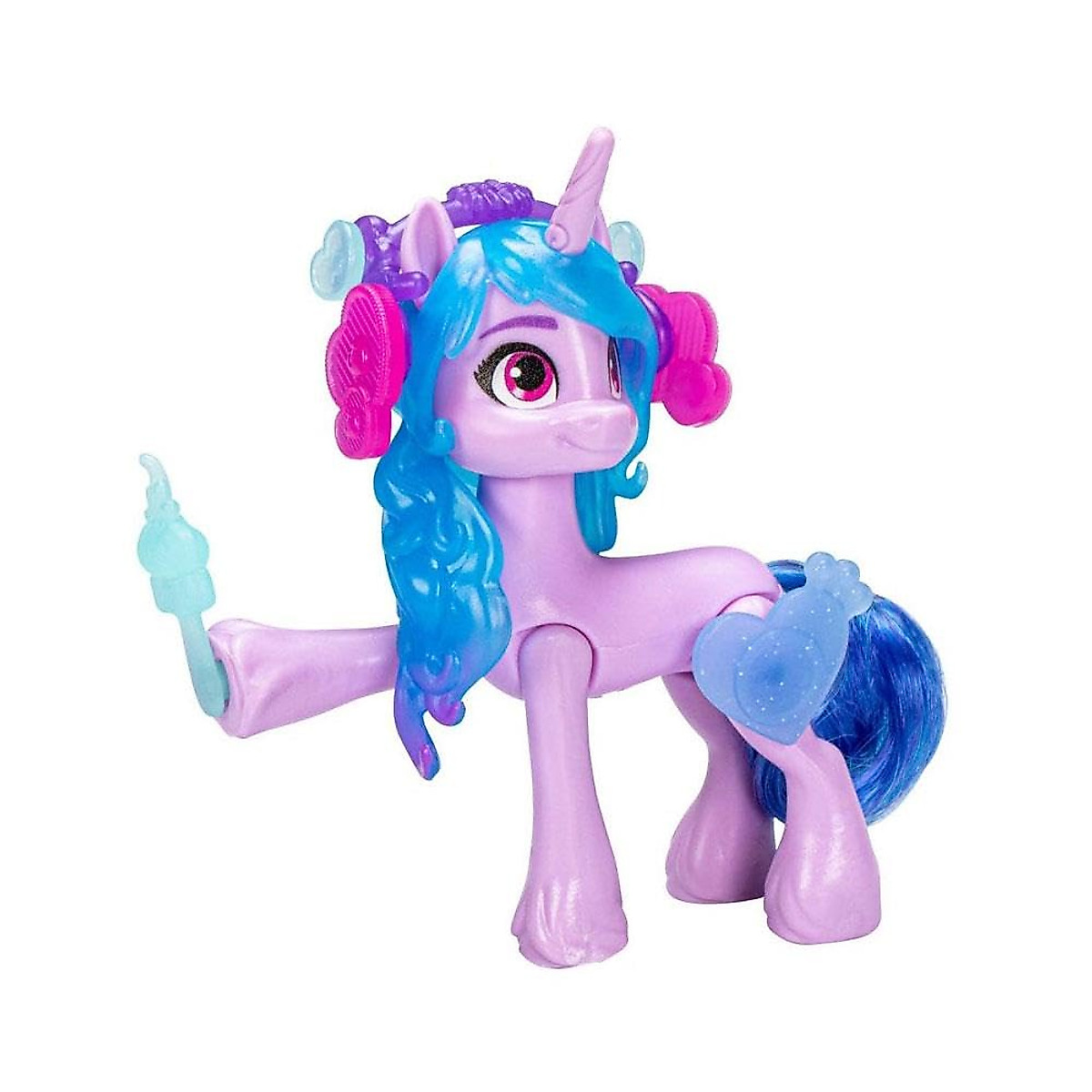 My Little Pony: Make Your Mark Toy Cutie Magic Izzy Moonbow - 3-Inch Hoof to Heart Pony with Surprise Accessories, Kids Ages 5 and Up